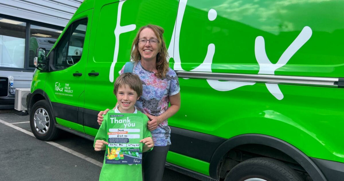 Sweet success! 8-year-old bakes biscuits for Felix