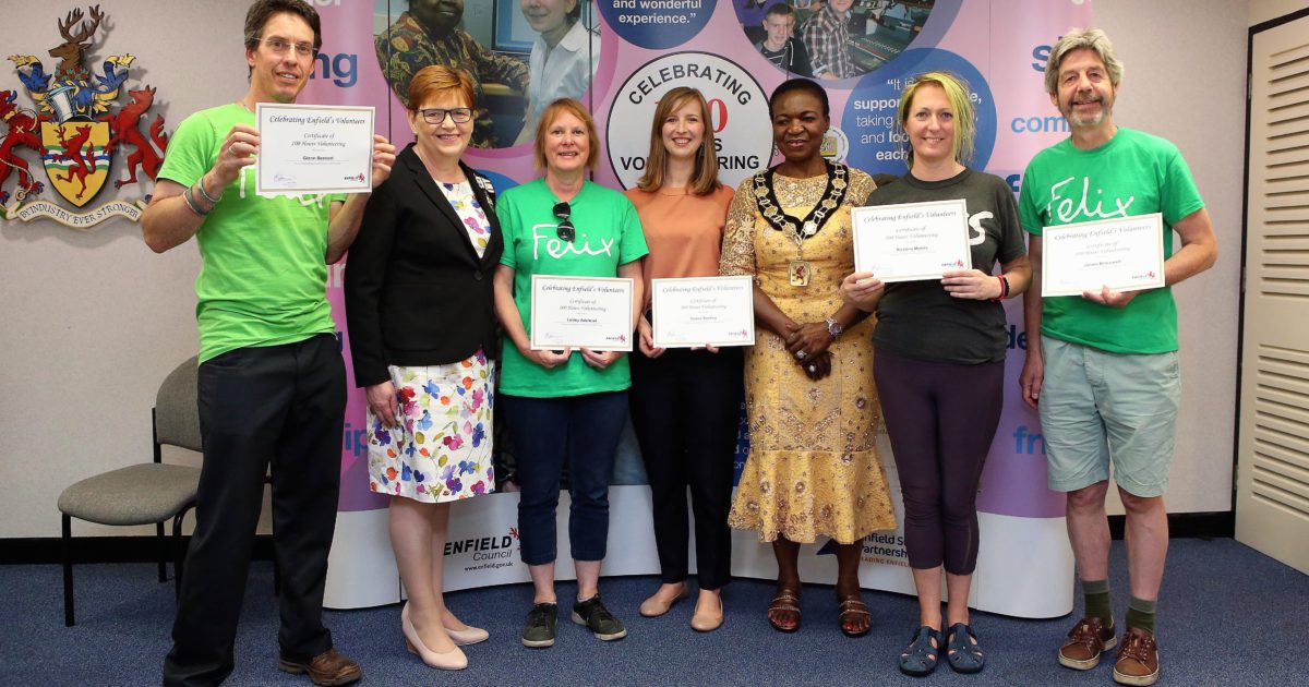 Volunteering Awards from Enfield Council